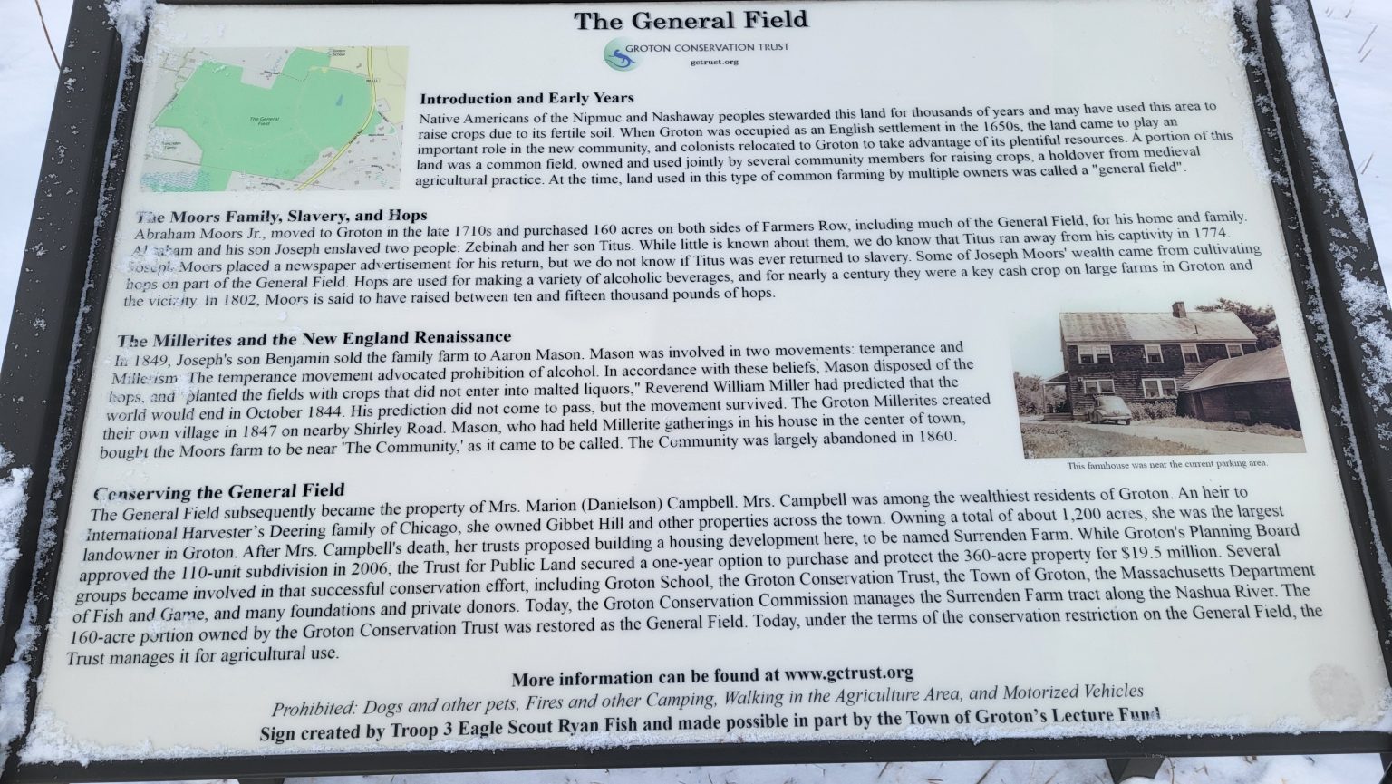 General Field and Surrenden Farm – Groton Trails Network
